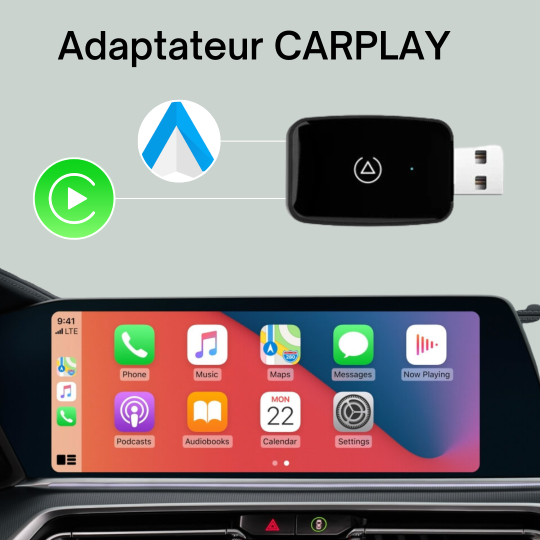 Adaptateur sans fil CarPlay Android Auto USB USB-C Dongle